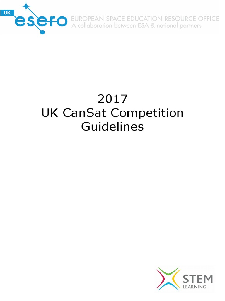 UK Cansat Guidelines 2017 | PDF | Telemetry | Computing And Information ...