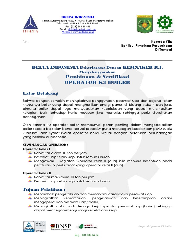 K3 Operator Boiler | PDF