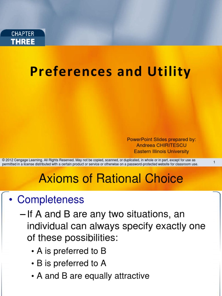 Chapter 3 Preferences and Utility-20190919012553 | PDF | Utility ...