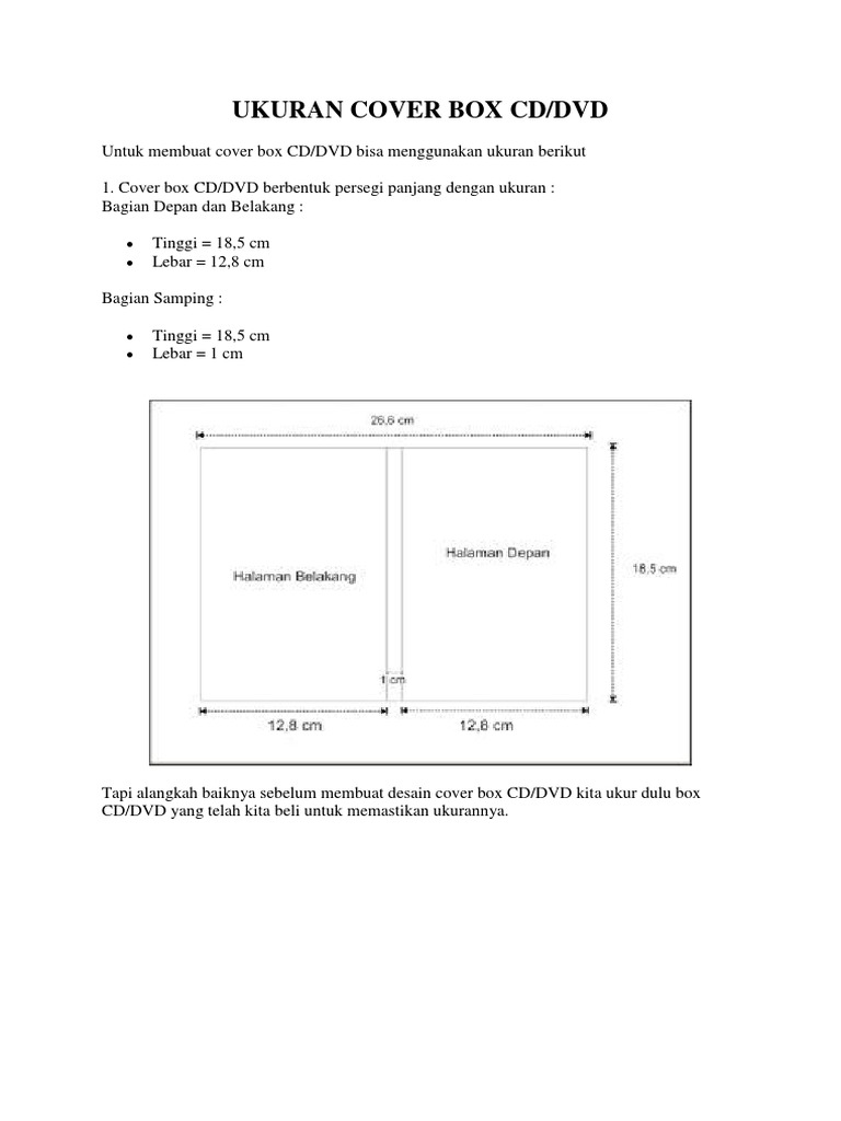 Desain Cover & Label CD/DVD | PDF