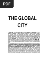 Global Cities: Attributes & Globalization | PDF | Economic Development ...