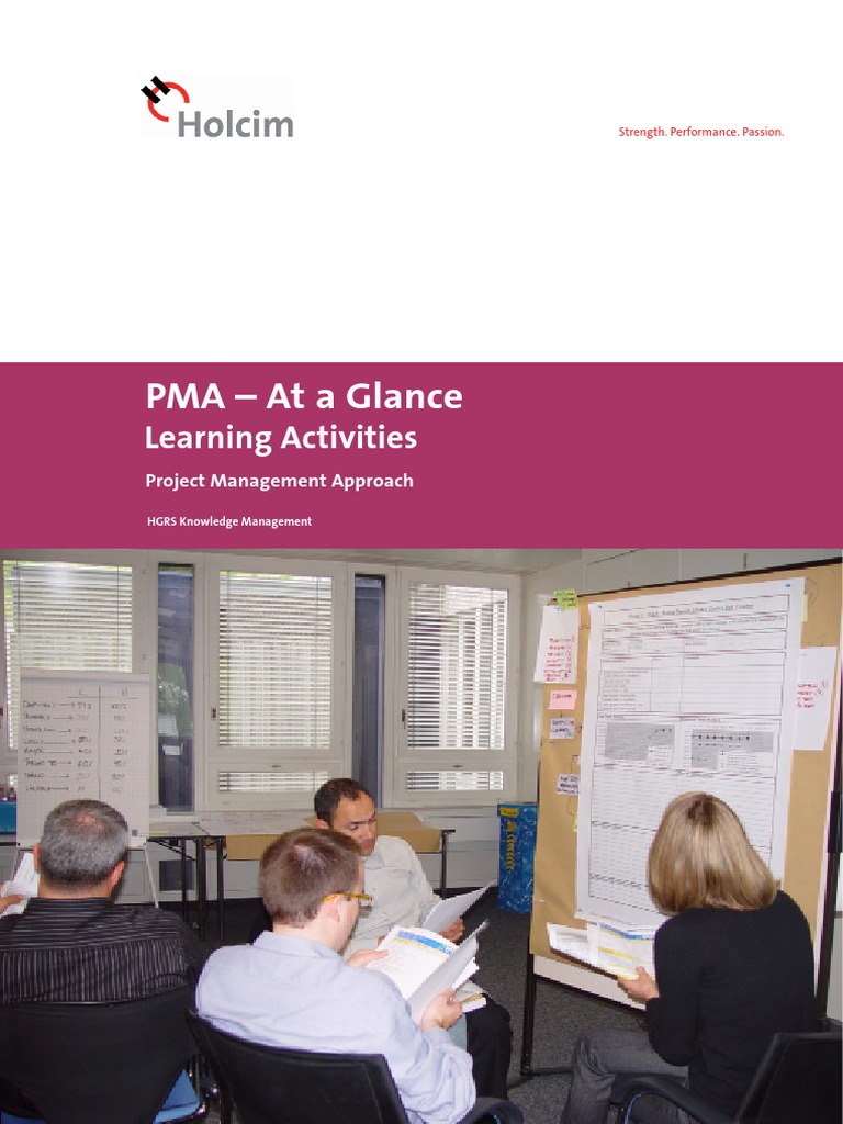 PMA at A Glance | PDF | Project Management | Target Audience