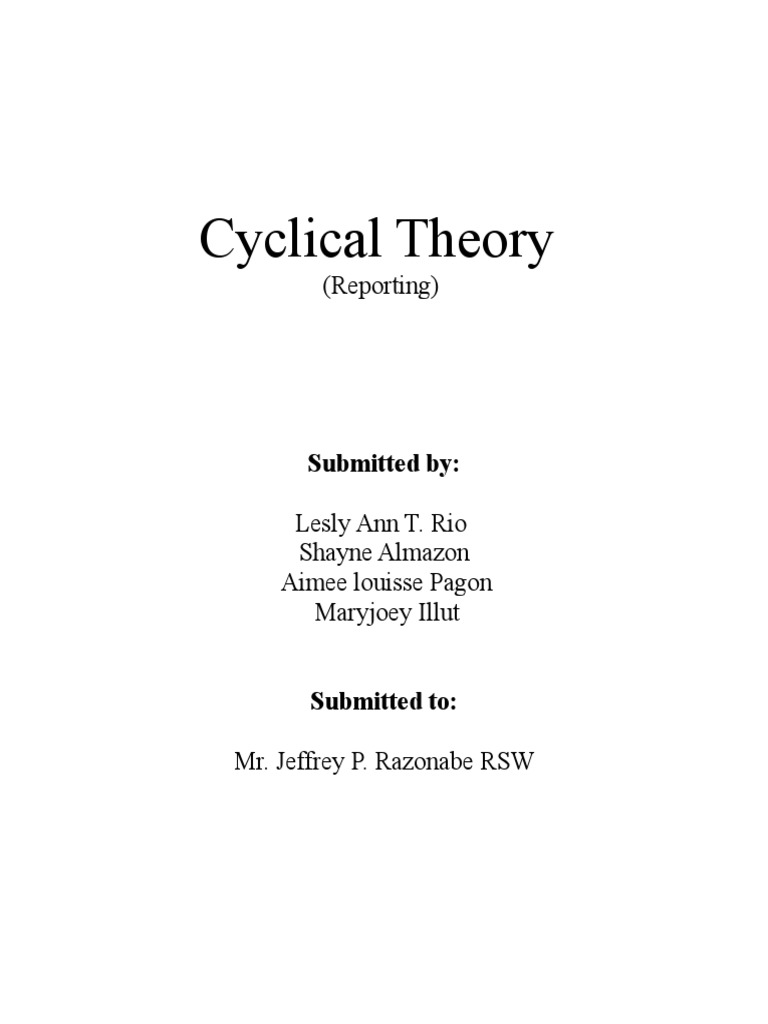 Cyclical Theory: (Reporting) | PDF | Civilization | Altruism