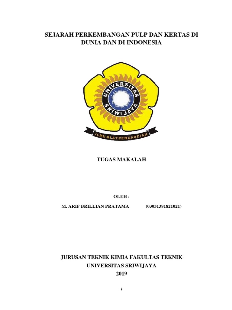 Sejarah Pulp Dan Kertas | PDF