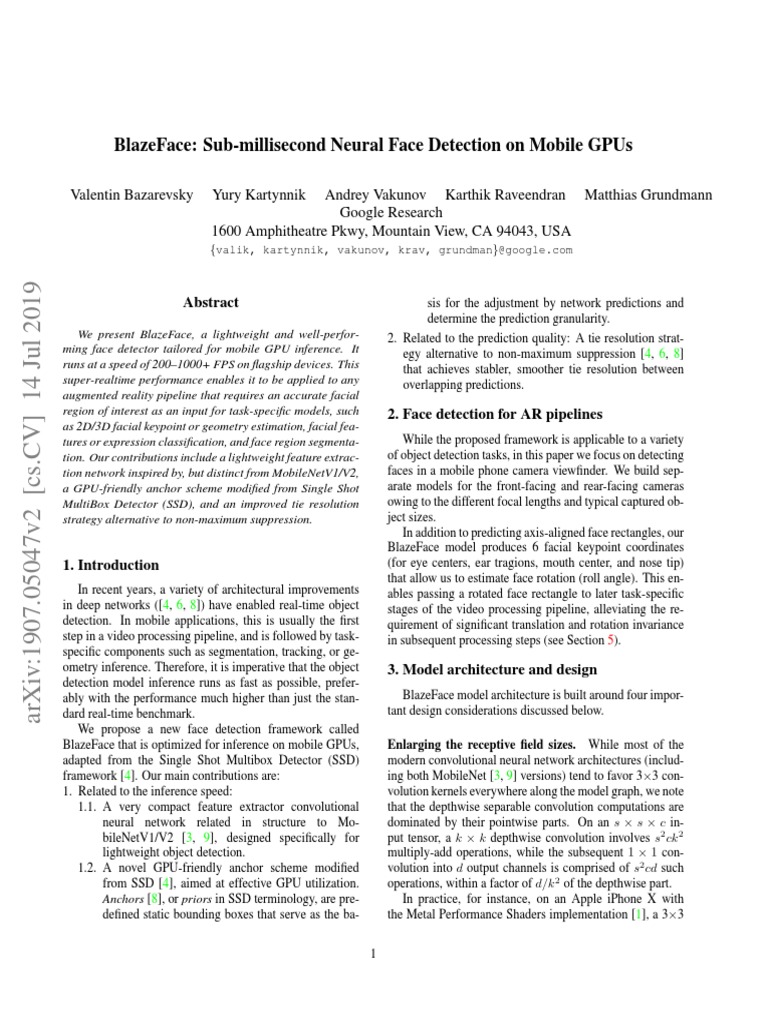 Face Detection System | PDF | Image Resolution | Artificial Neural Network
