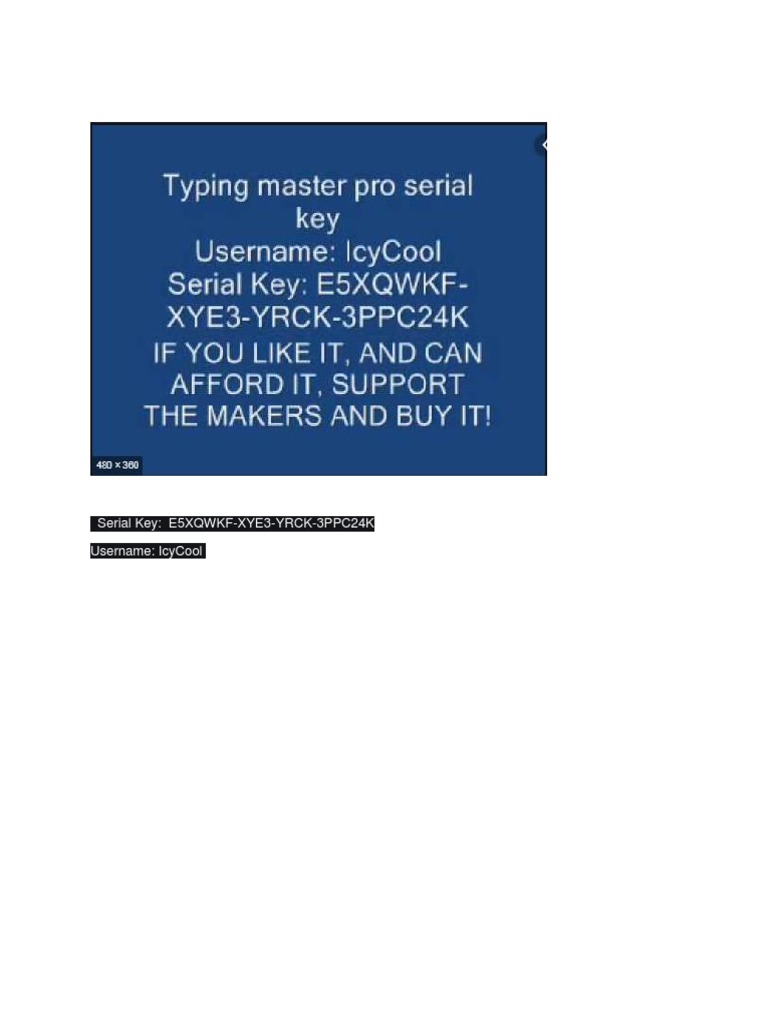Typing Master Pro 10 Serial Key | PDF