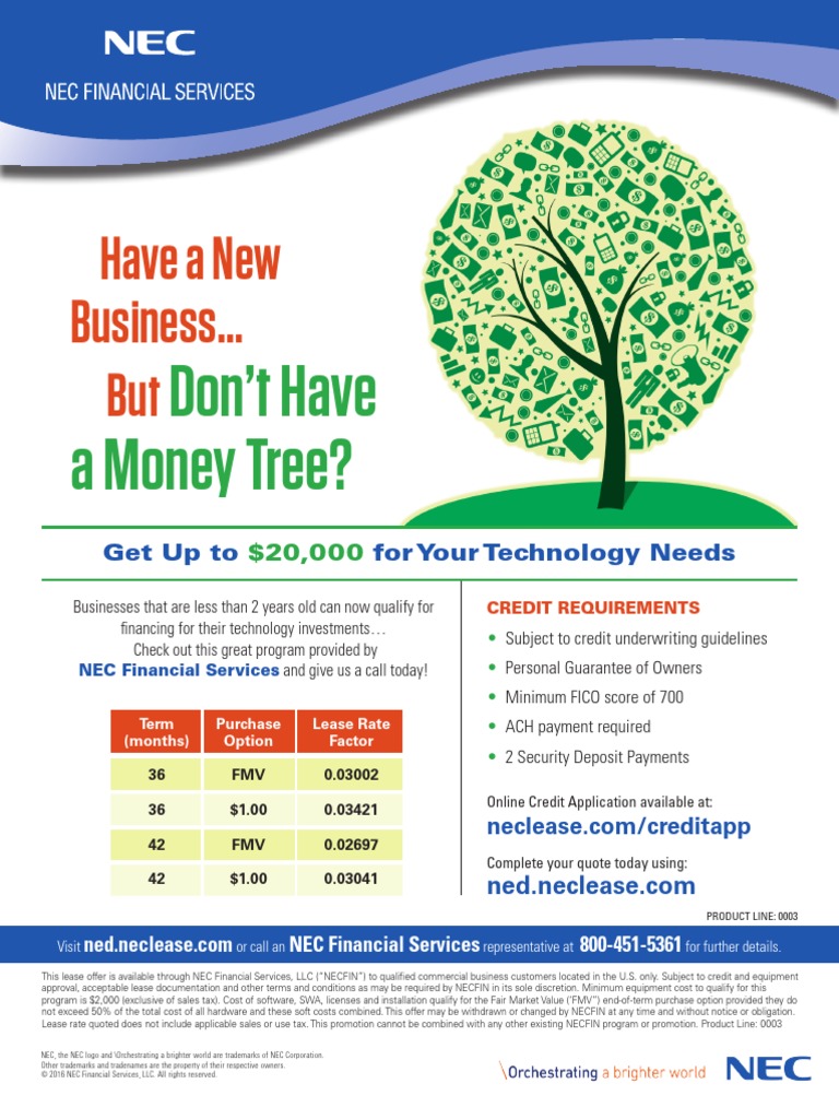 New Business Program Flyer | PDF | Credit | Finance & Money Management