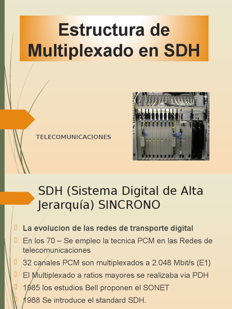 Curso Telecom III - 2019 SDH | PDF | Transmisión de datos | Protocolos ...