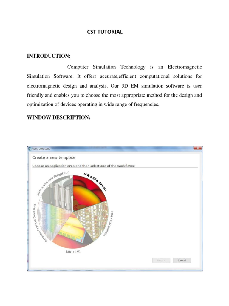 CST Tutorial | PDF | Computer Simulation | Antenna (Radio)