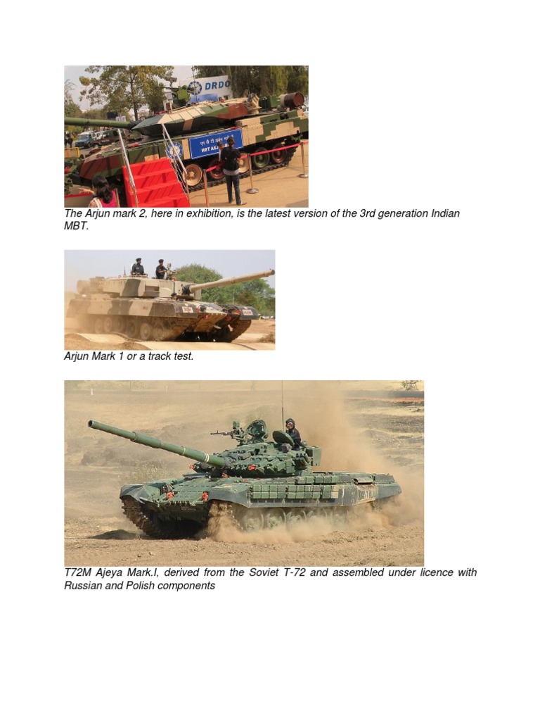 The Arjun Mark 2, Here in Exhibition, Is The Latest Version of The 3rd ...