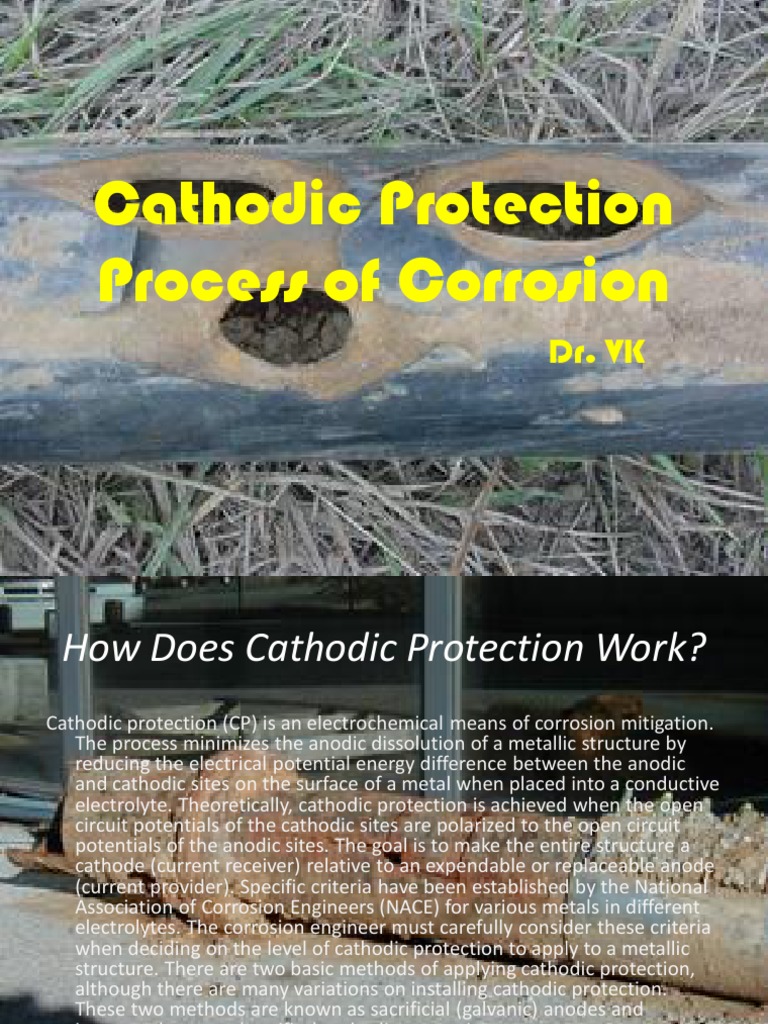 Cathodic Protection Process of Corrosion | PDF | Anode | Cathode