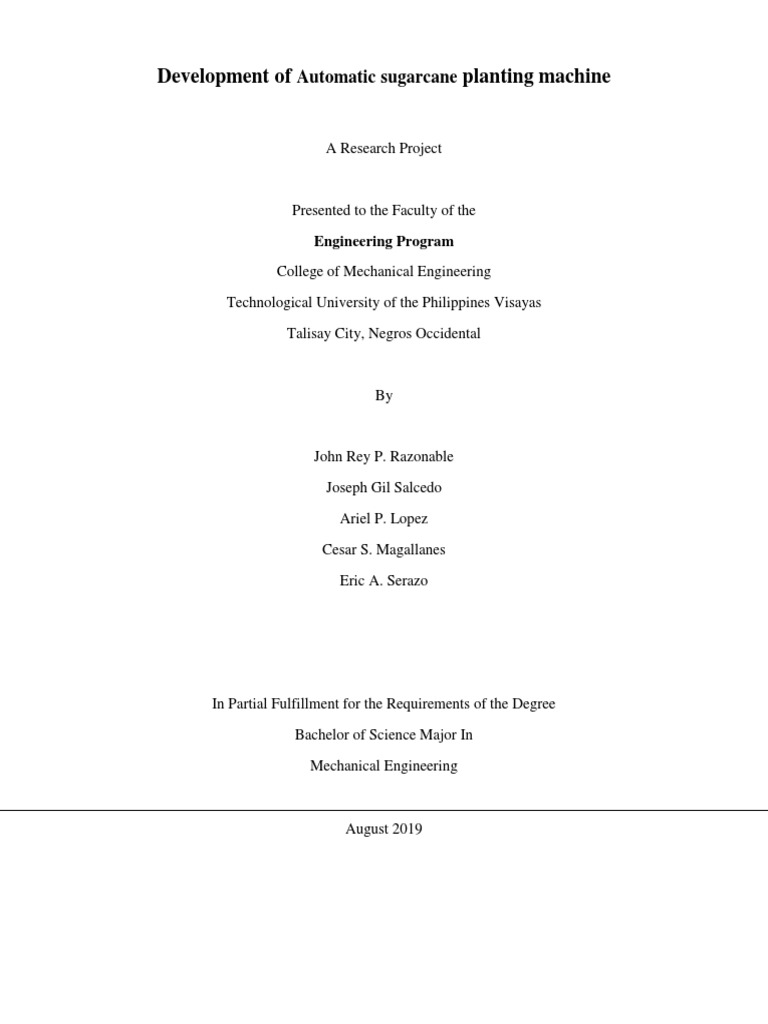 Thesis 2 Sugar Introduction | Download Free PDF | Prototype | Machines