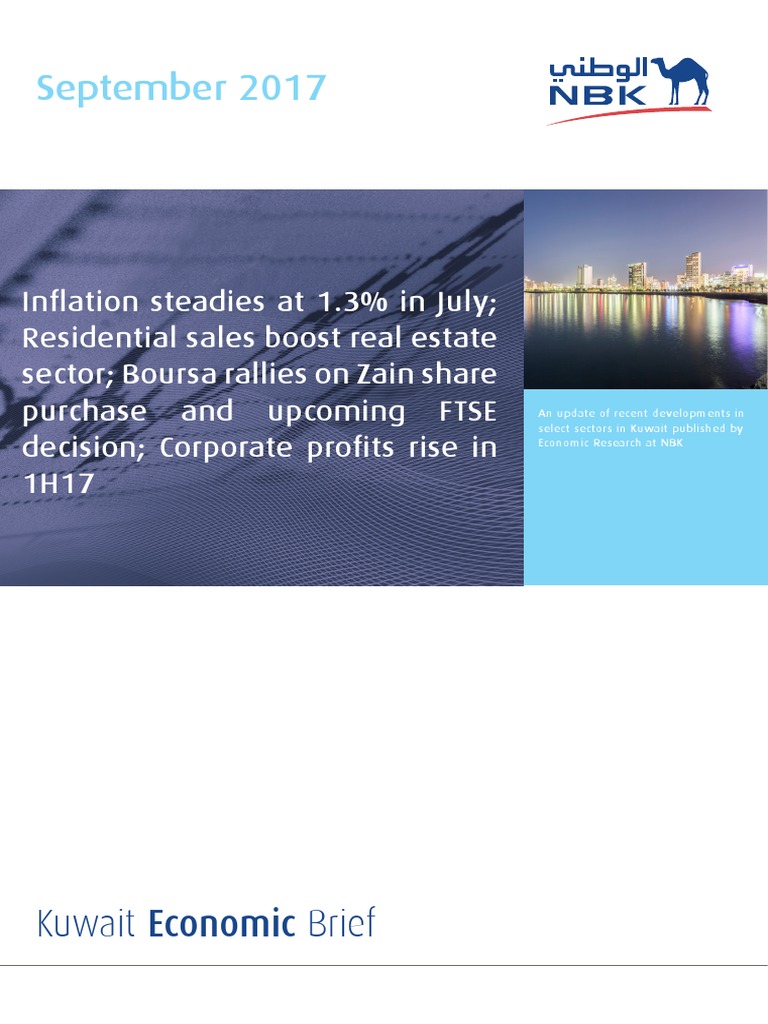 Economic Brief Sept 2017 | PDF | Money Supply | Current Account
