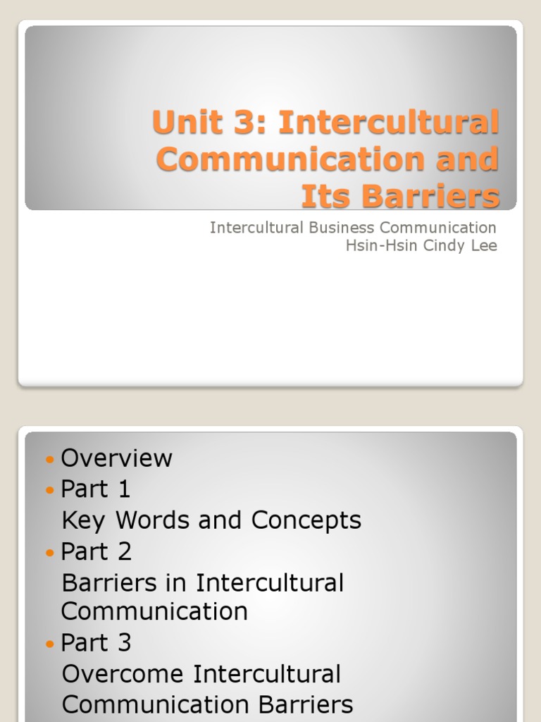 Intercultural Communication Barriers | PDF | Value (Ethics) | Stereotypes
