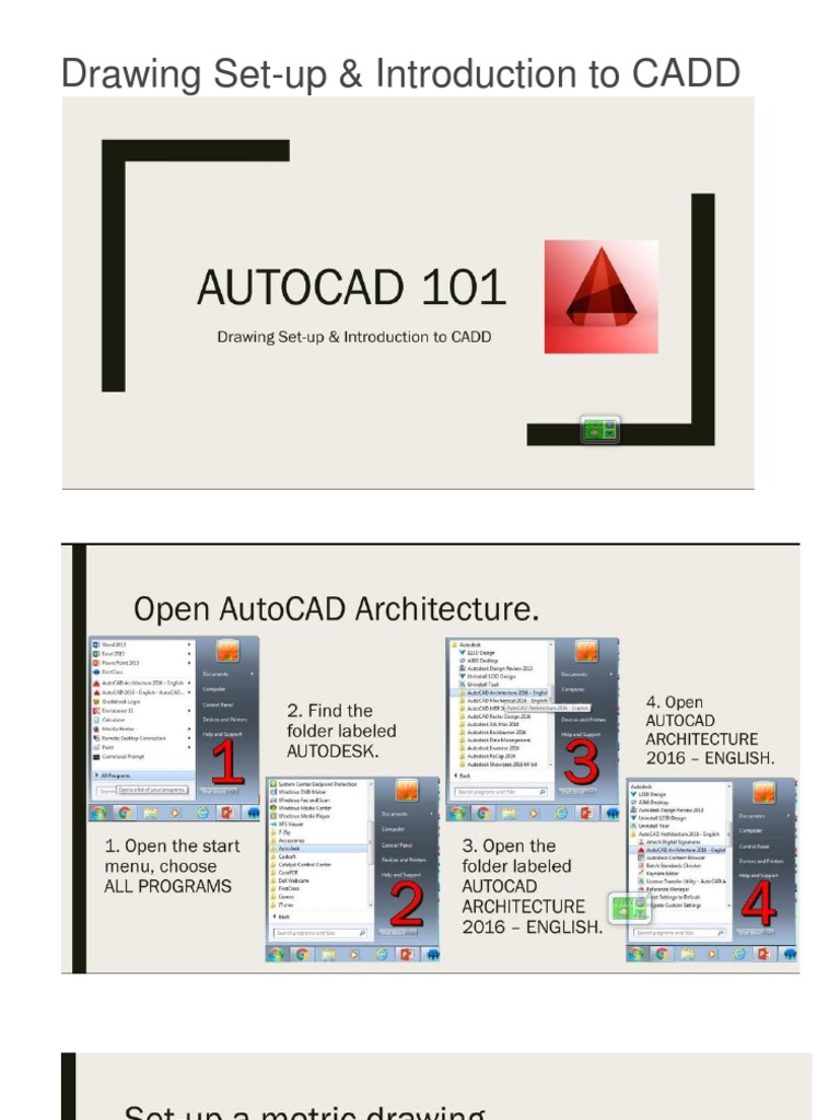Drawing Set - Docx For AutoCAD | PDF