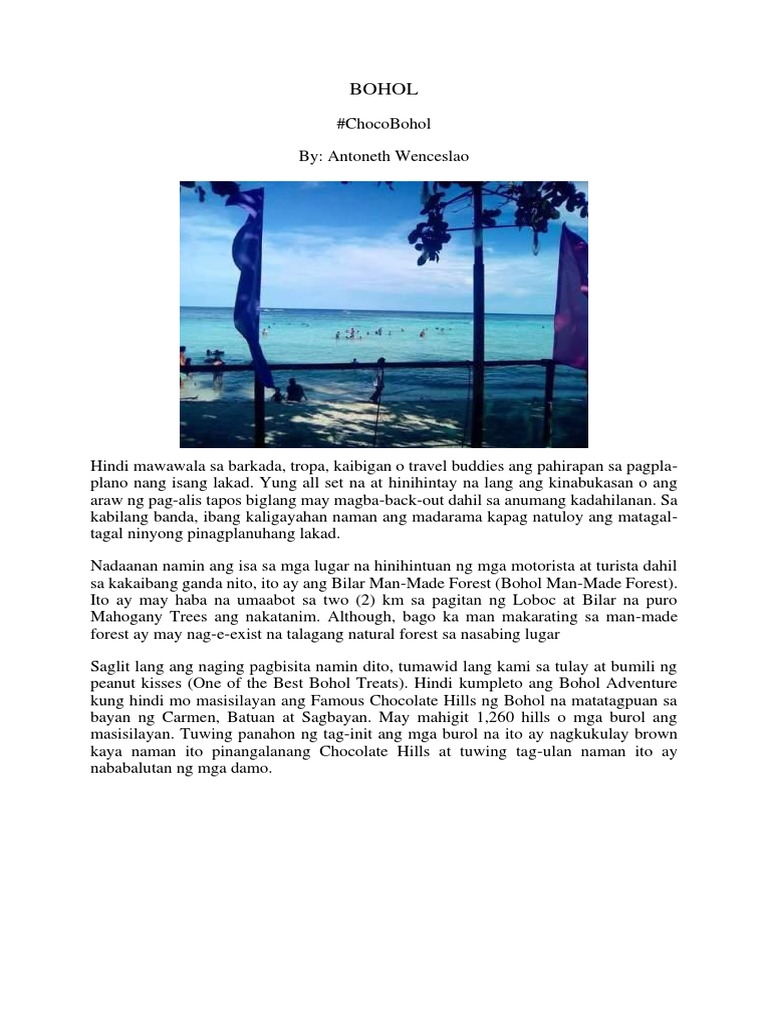 BOHOL | PDF