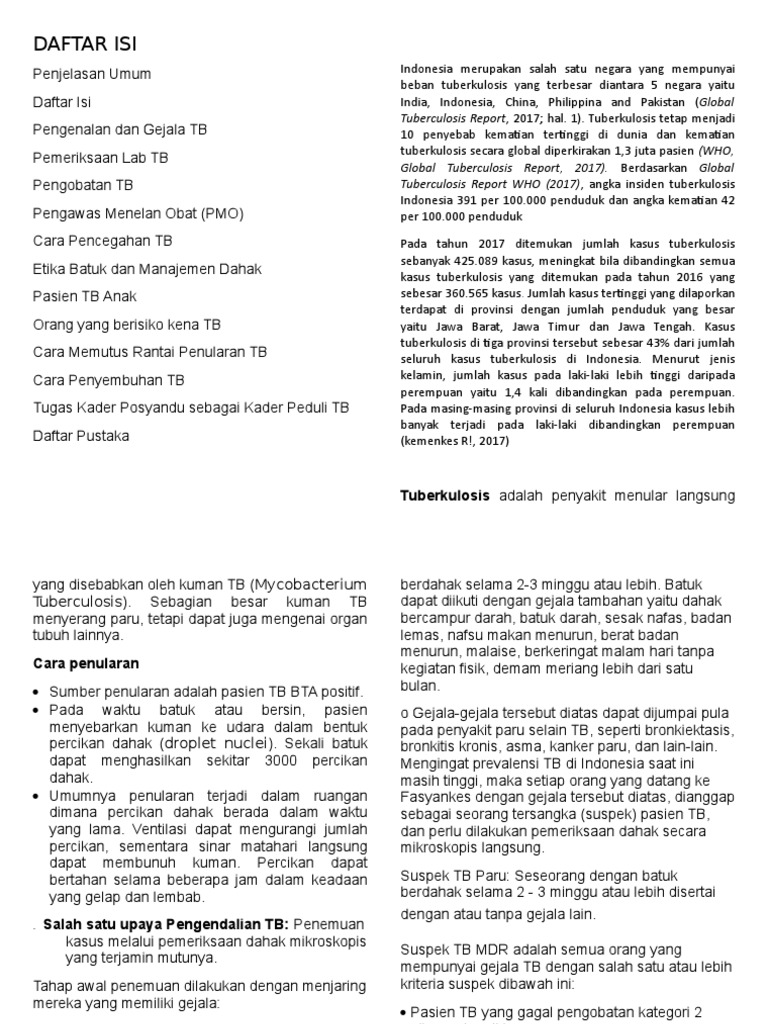 Materi Leaflet TB | PDF