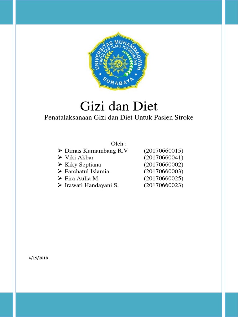 Makalah Gizi Diet Stroke | PDF