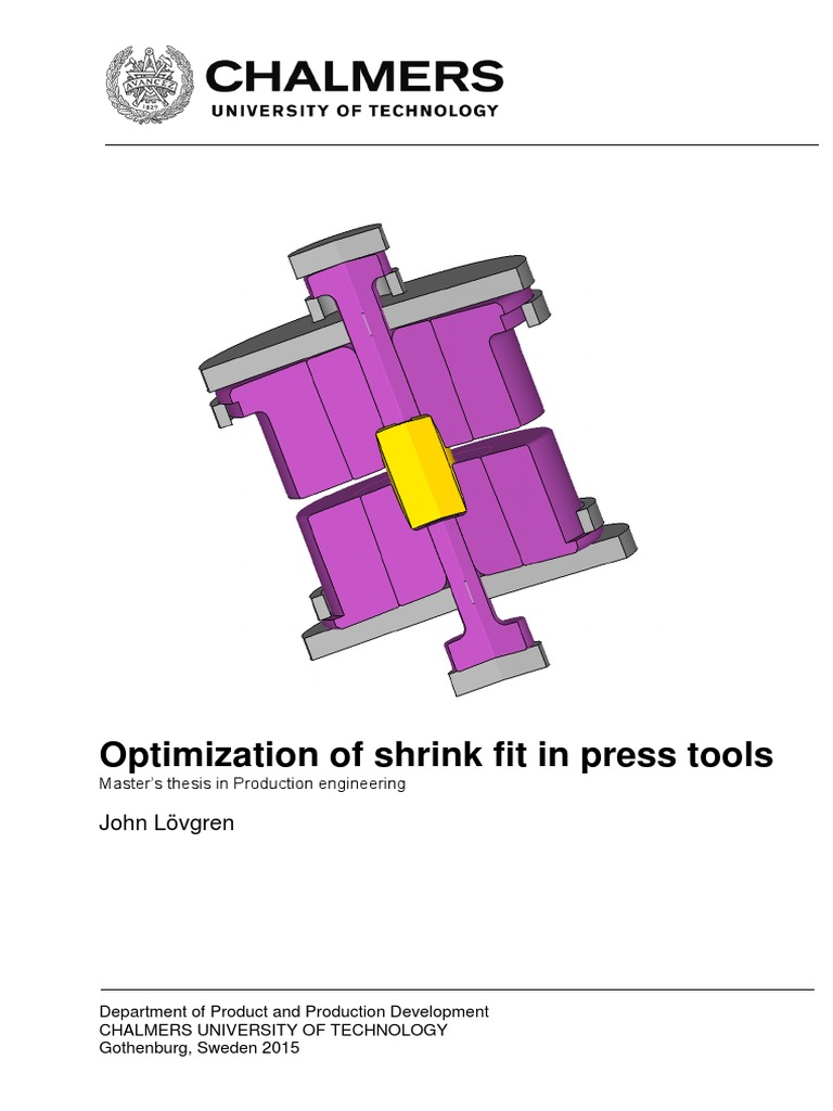 Optimization of Shrink Fit in Press Tools | PDF | Fracture | Finite ...