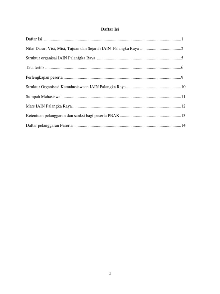 Buku Pedoman PBAK | PDF