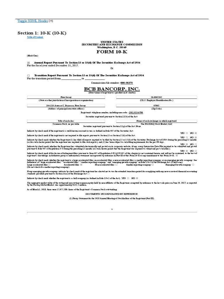 Form 10-K | Download Free PDF | Loan To Value Ratio | Loans