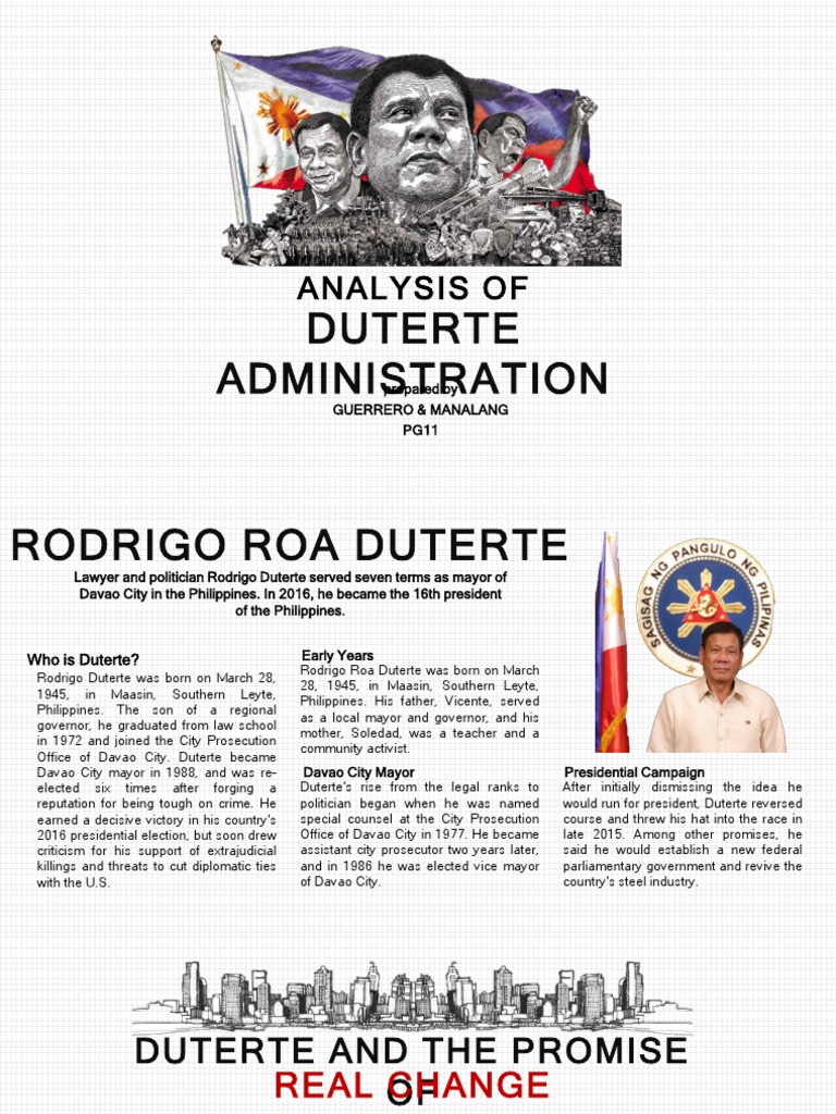 Duterte Administration: Analysis of | PDF | Rodrigo Duterte | Justice