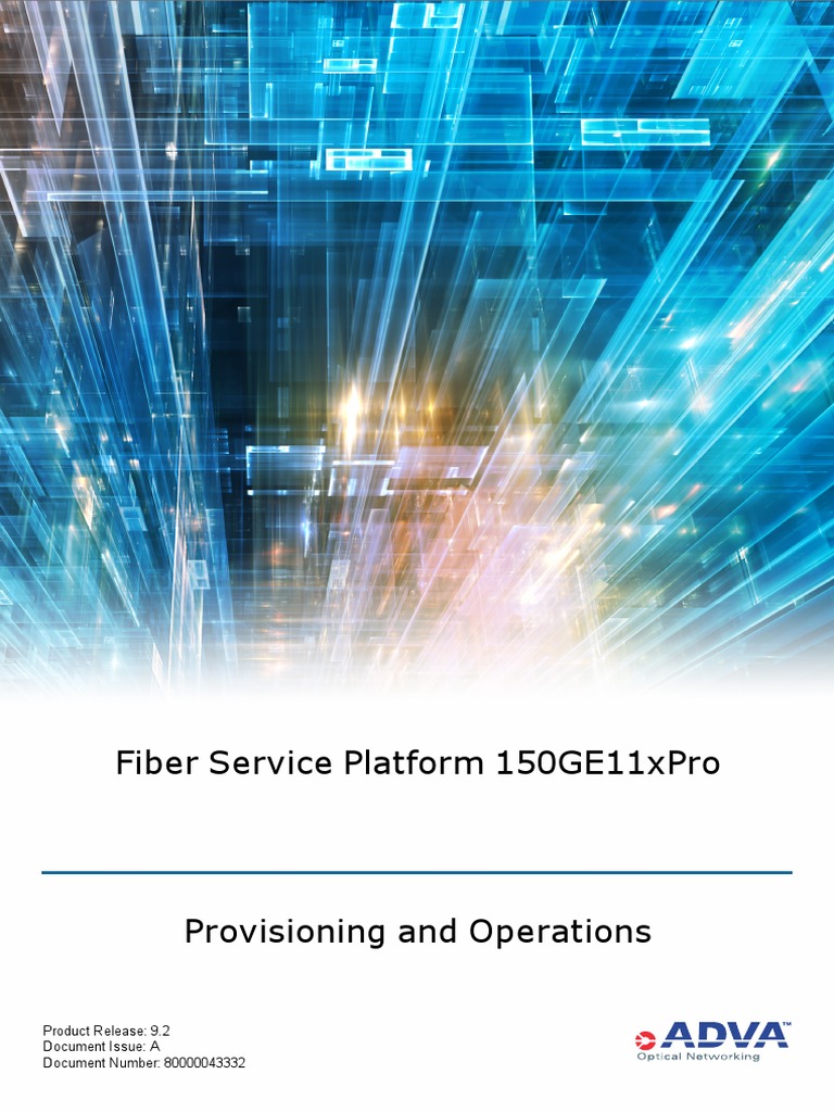 Adva FSP150 | PDF | I Pv6 | Ip Address