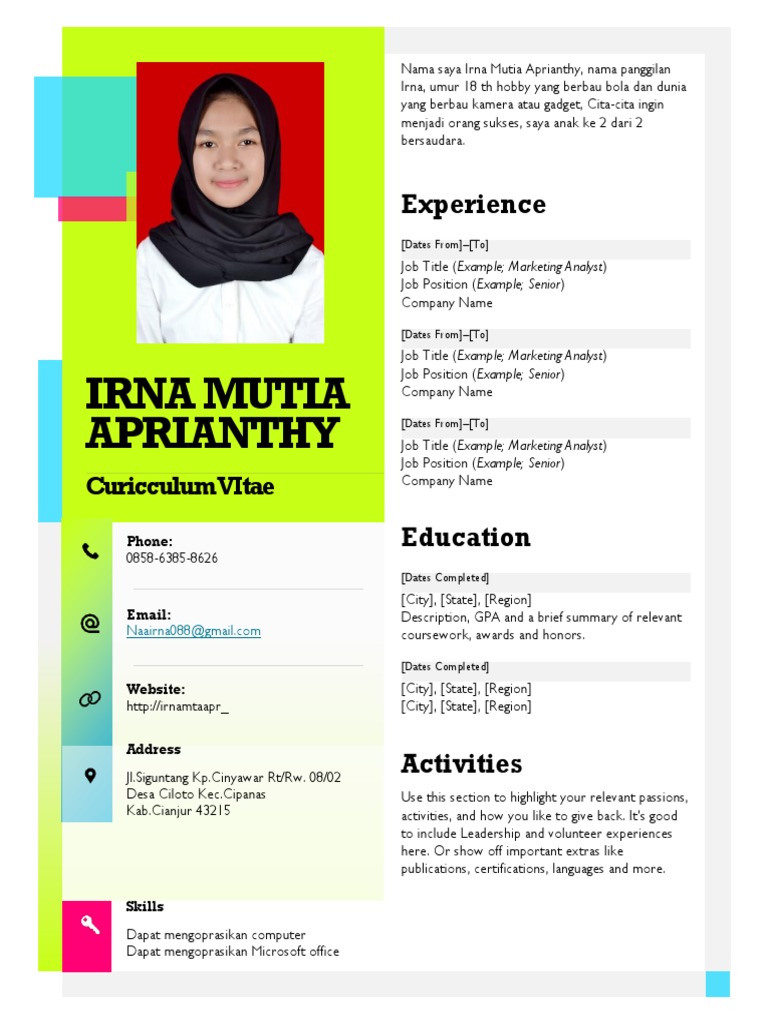 CV Form | PDF | Microsoft | Business