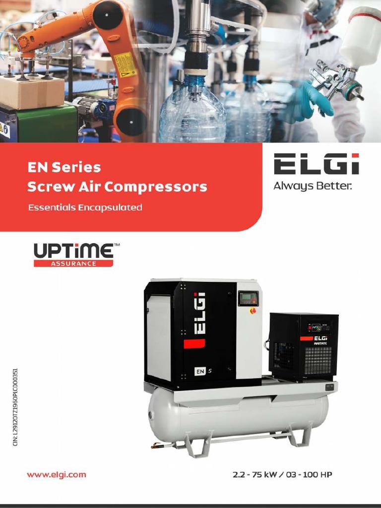 Elgi Encap Series Screw Air Compressor | PDF