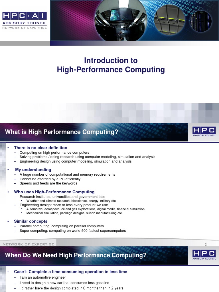 Introduction To High-Performance Computing | PDF | Supercomputer | Computer Cluster