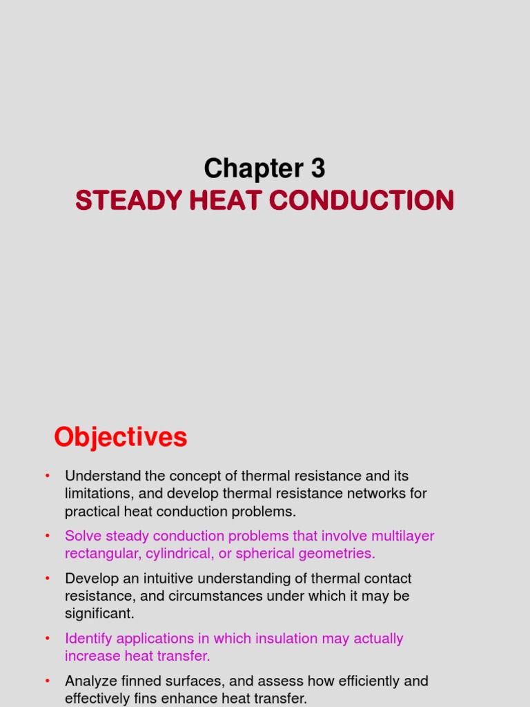 SI Heat 4e Chap03 Lecture | PDF | Thermal Conduction | Heat Transfer
