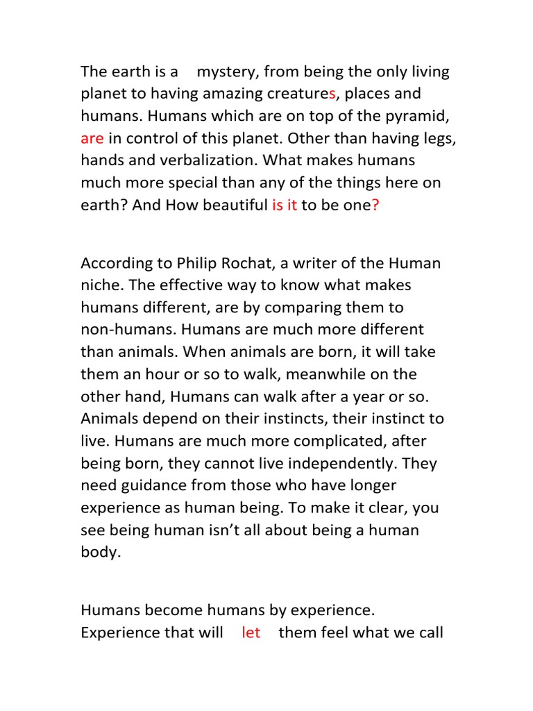 HUMANS | PDF