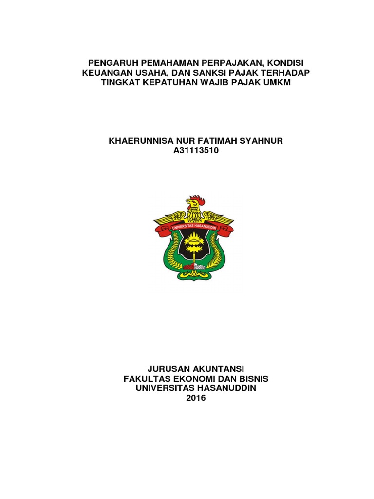 Contoh Proposal Bab 1-3 | PDF