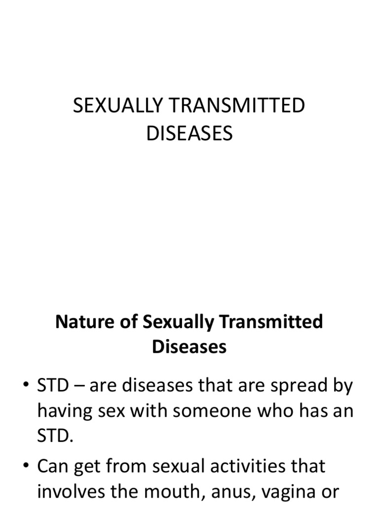 Sexually Transmitted Diseases | PDF | Sexually Transmitted Infection ...
