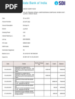 SBI Statement Sample | PDF | Cheque | Credit Card