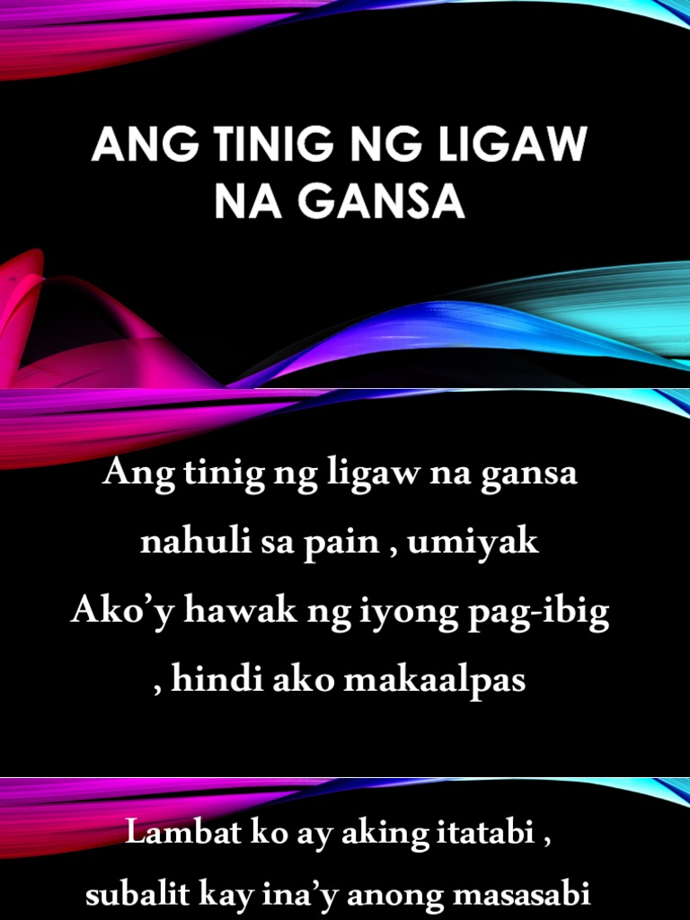 Ang Tinig NG Ligaw Na Gansa | PDF