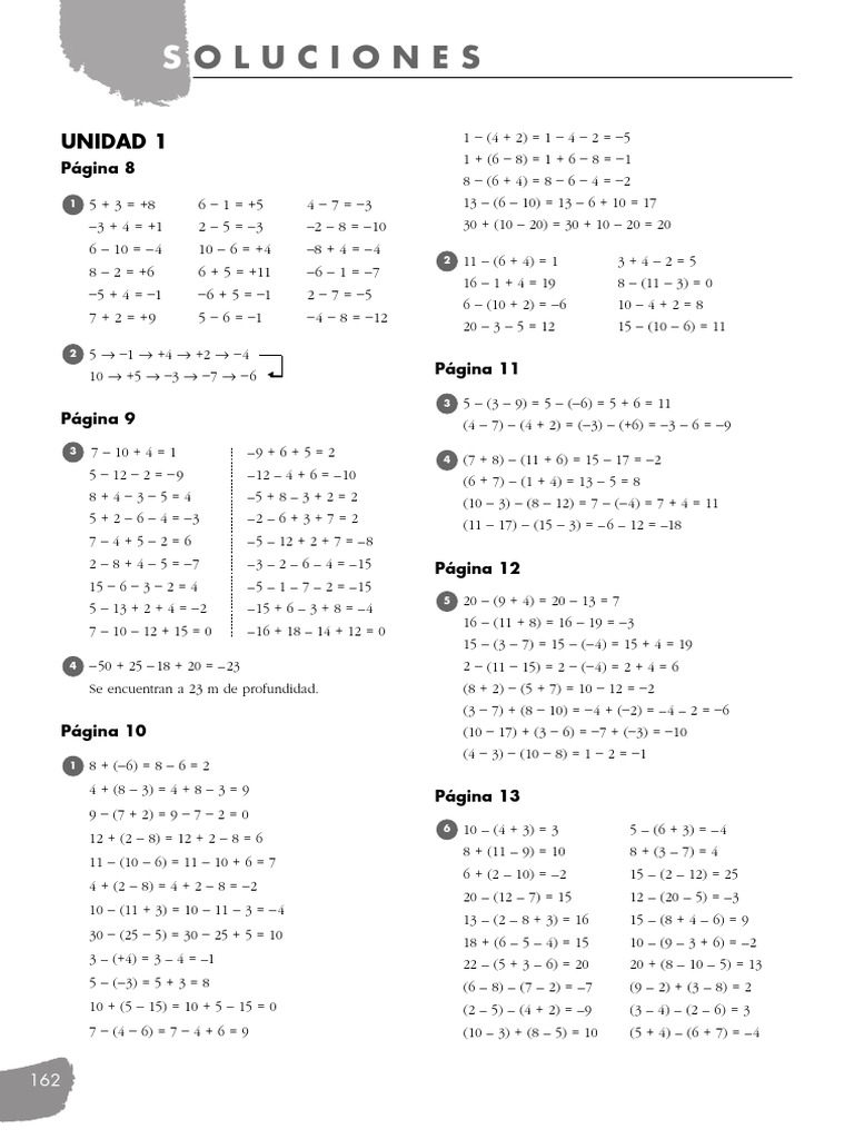 Soluciones Ejercicios Libro | PDF