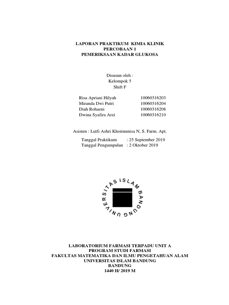 Kimia Klinik Modul 1 Pdf