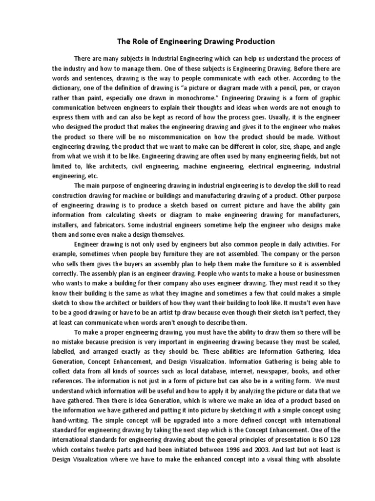 Engineering Drawing Essentials | PDF | Infographics | Engineering