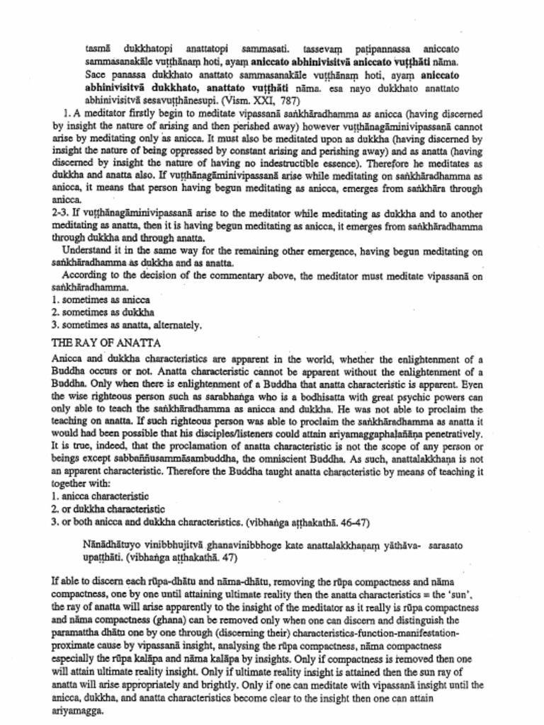 5 Pa Auk Meditation Manual PDF | PDF