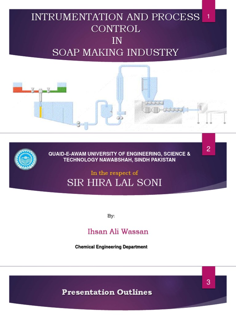 Intrumentation and Process Control IN Soap Making Industry | PDF ...