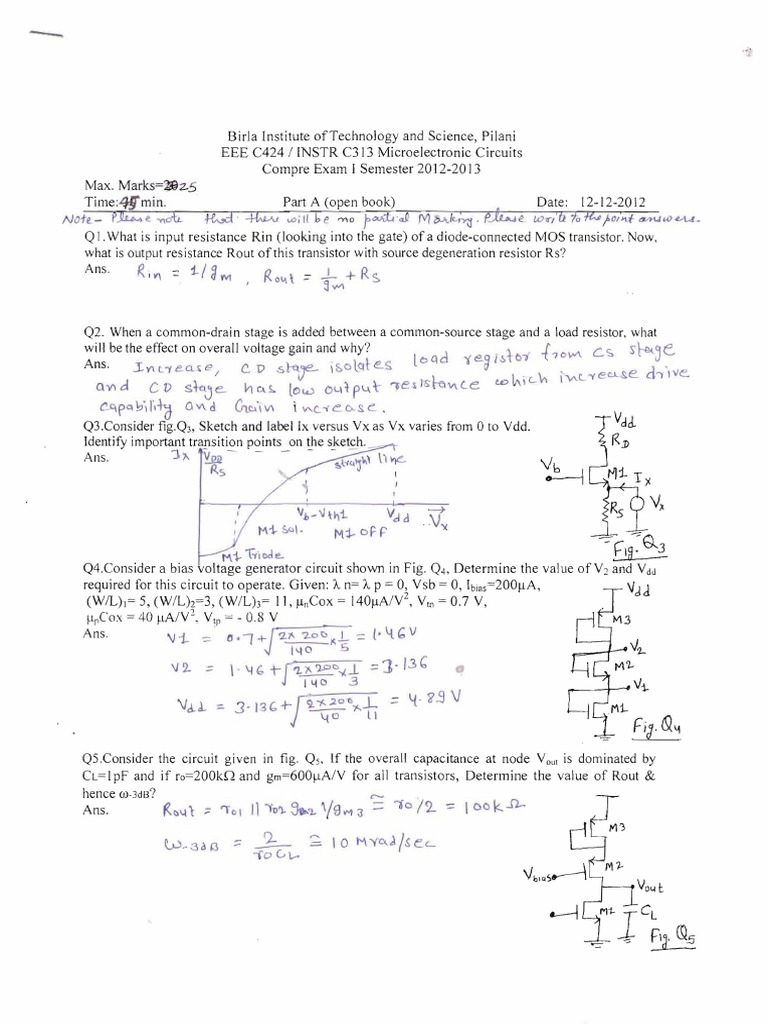 Compre Solution | PDF | Amplifier | Bipolar Junction Transistor