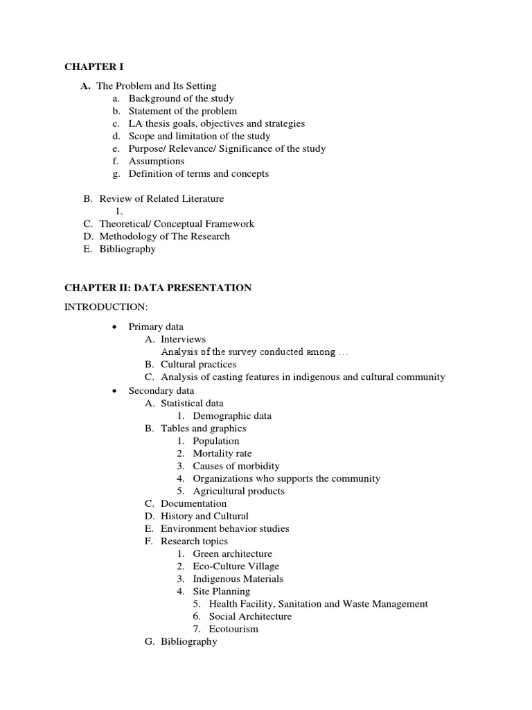 A. The Problem and Its Setting | PDF | Data | Research Methods