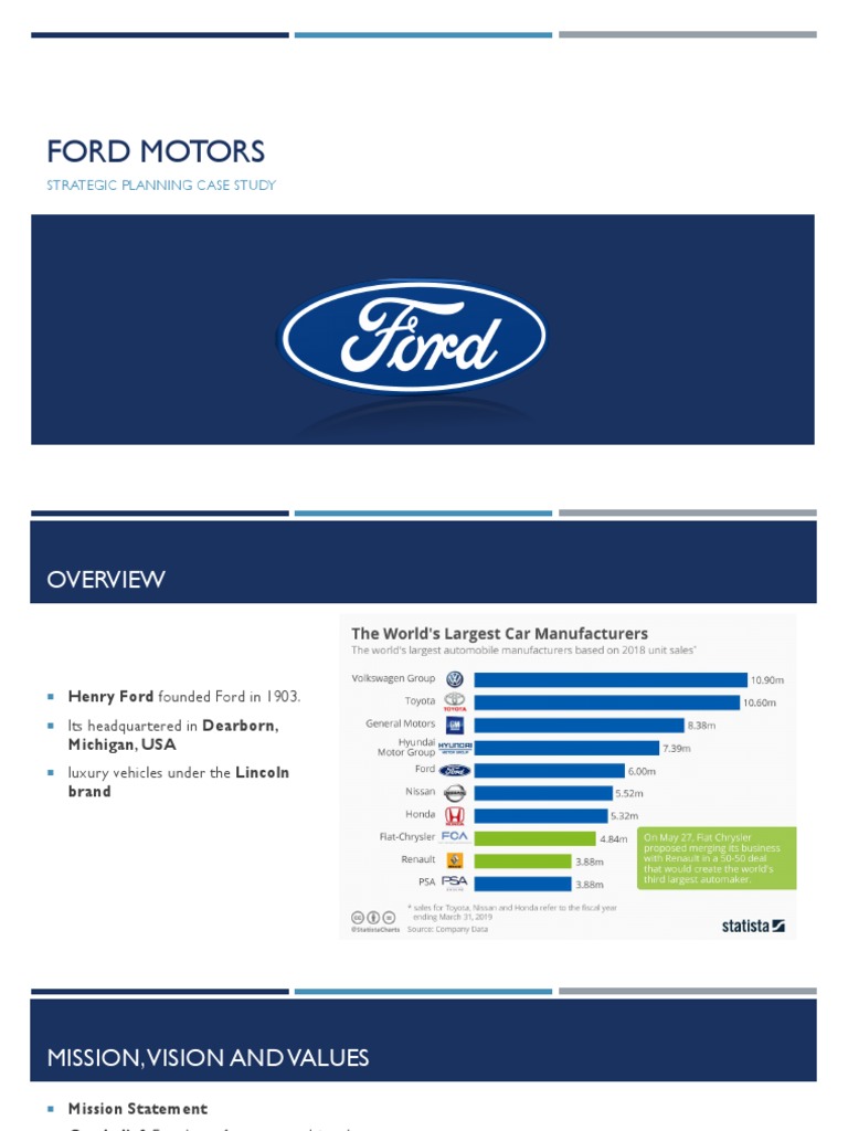 Ford Motors: Strategic Planning Case Study | PDF | Ford Motor Company ...