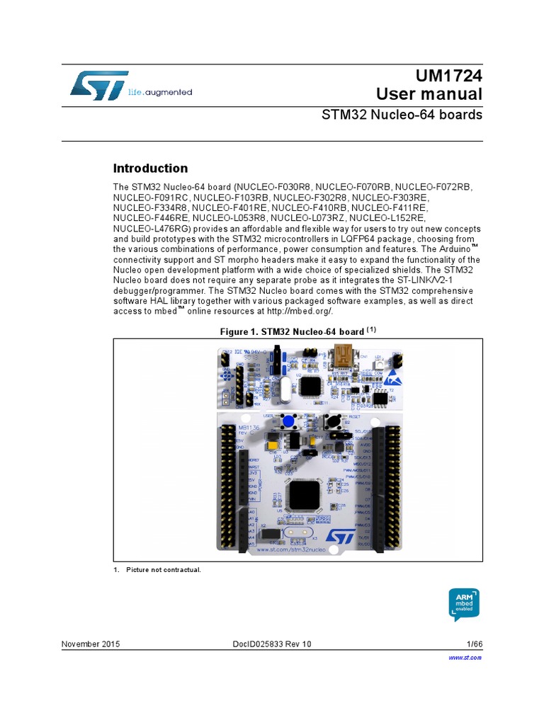 Stm32 Nucleo F401re Pinout Specs Datasheet 57 Off