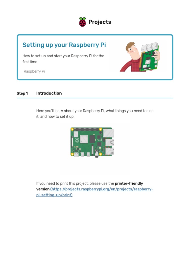 Setting Up Your Raspberry Pi: Projects | PDF | Raspberry Pi | Computer ...
