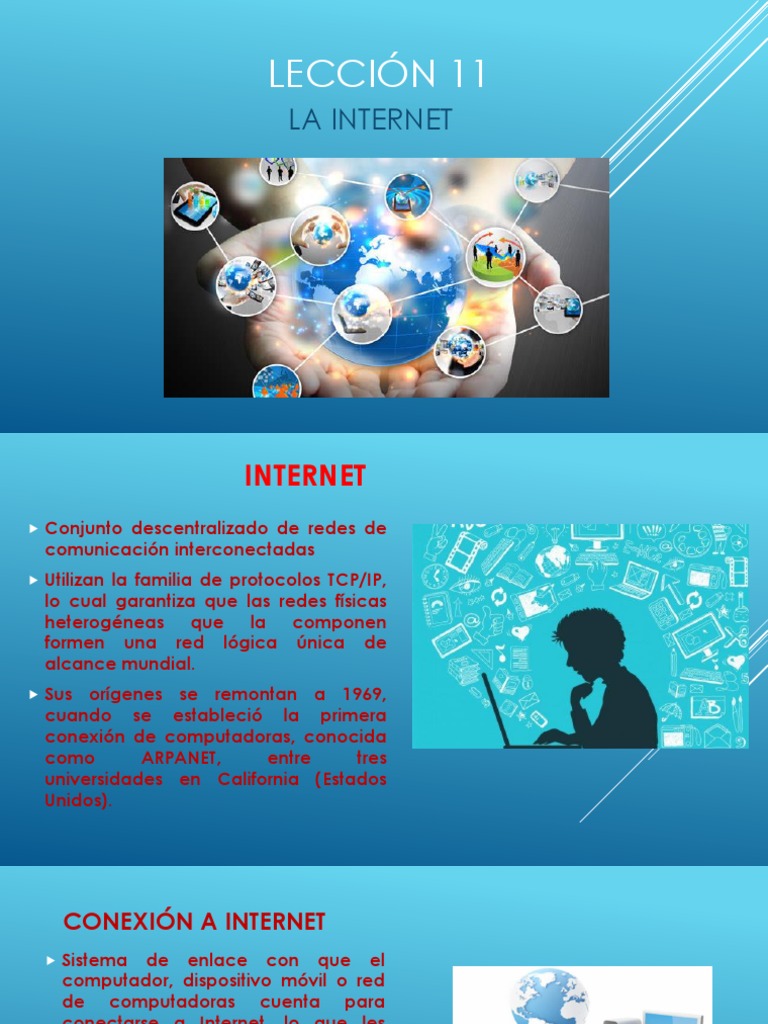 LECCIÓN 11 Internet | PDF | Internet | Sitios web