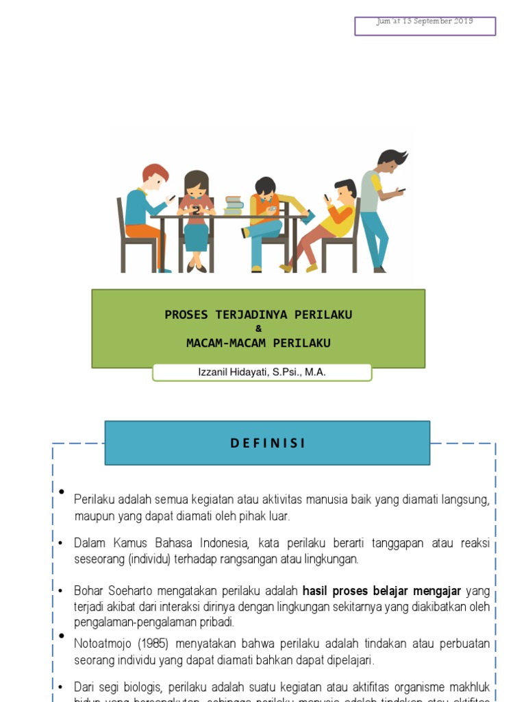 1 - Proses Terjadinya Perilaku & Macam-Macam Perilaku - 2-1 | PDF ...