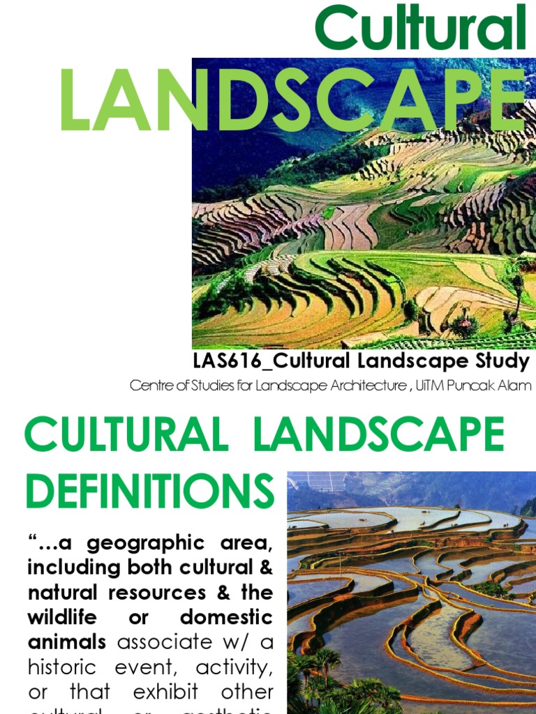 Lecture 1 - Definition of Rural Landscape | PDF | Landscape | Trail