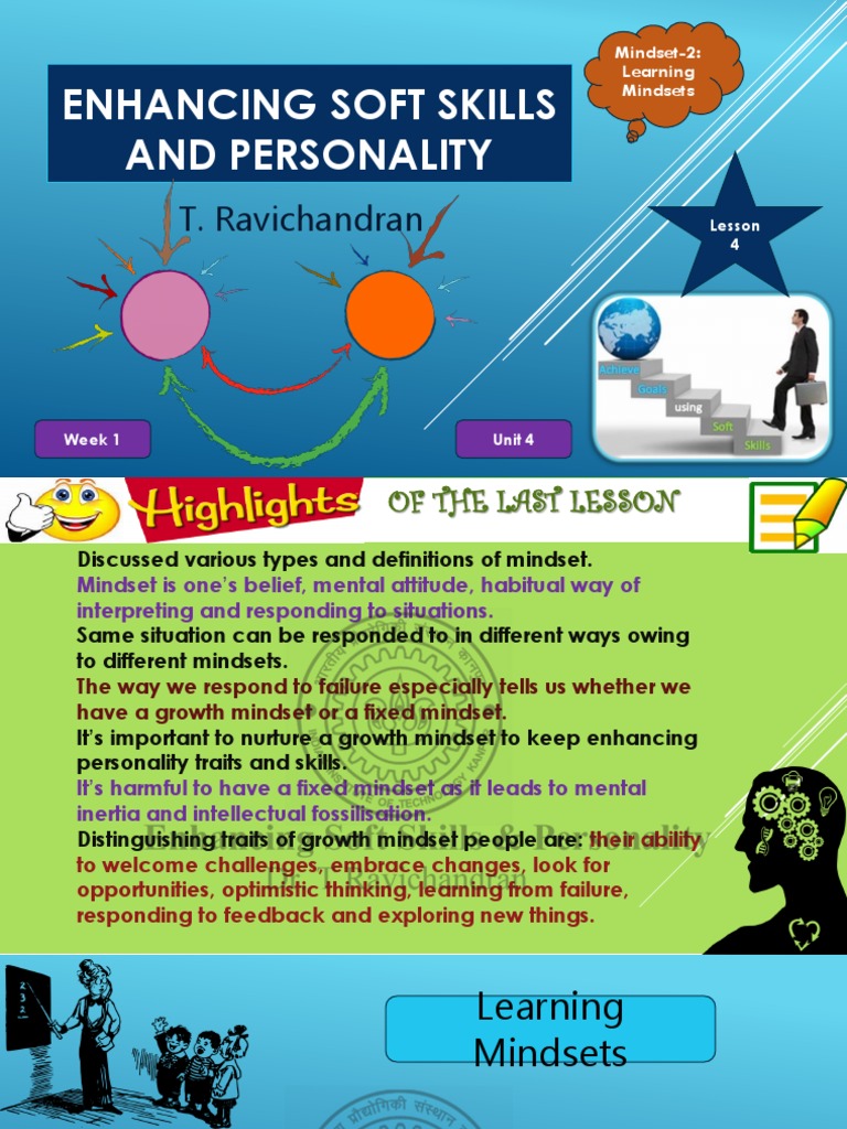 Soft Skills - Know Your Mindset | PDF | Mindset | Educational Psychology